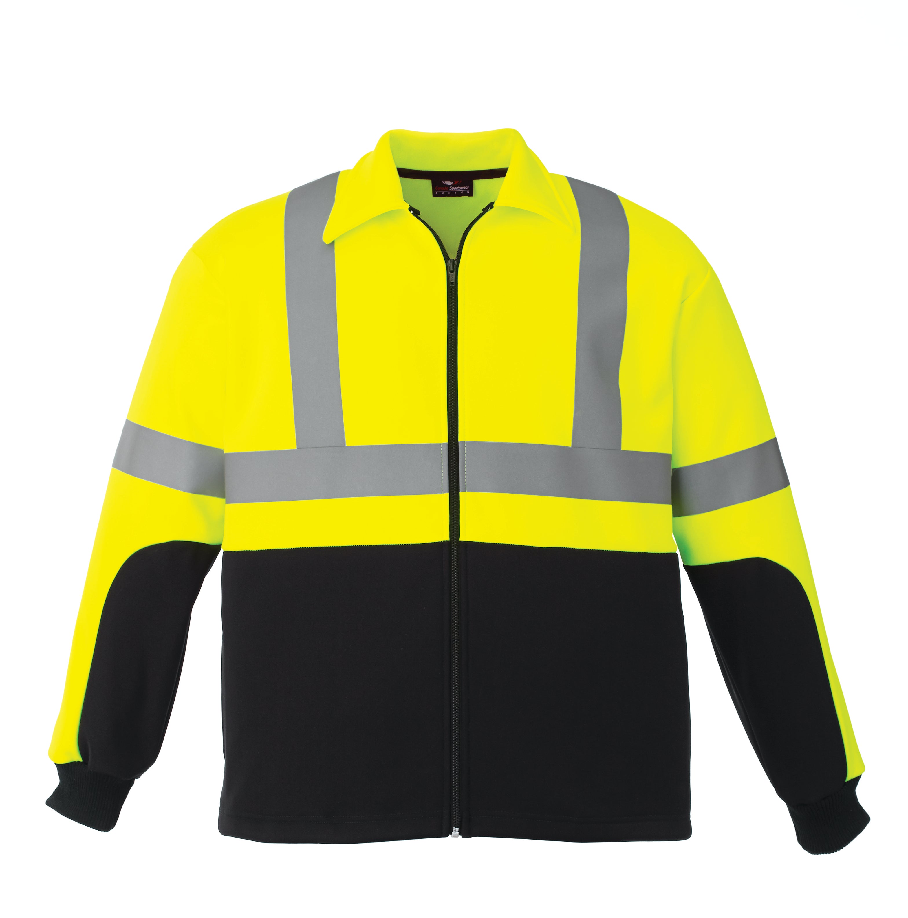 JK531 - Custom Unlined two-toned jacket with reflective tape – Canada Sportswear Corp